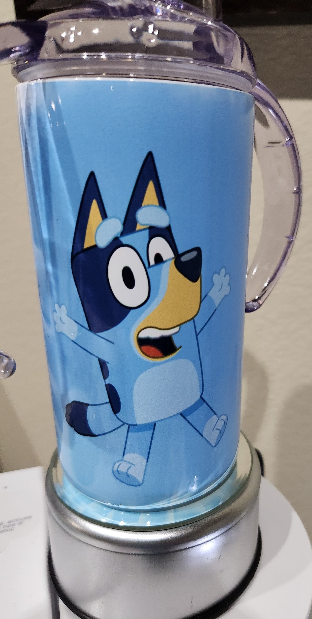 Blue Sippy Cup, Boys, Girls Sippy Blue Cup, Handmade Blue Sippy Cup ...