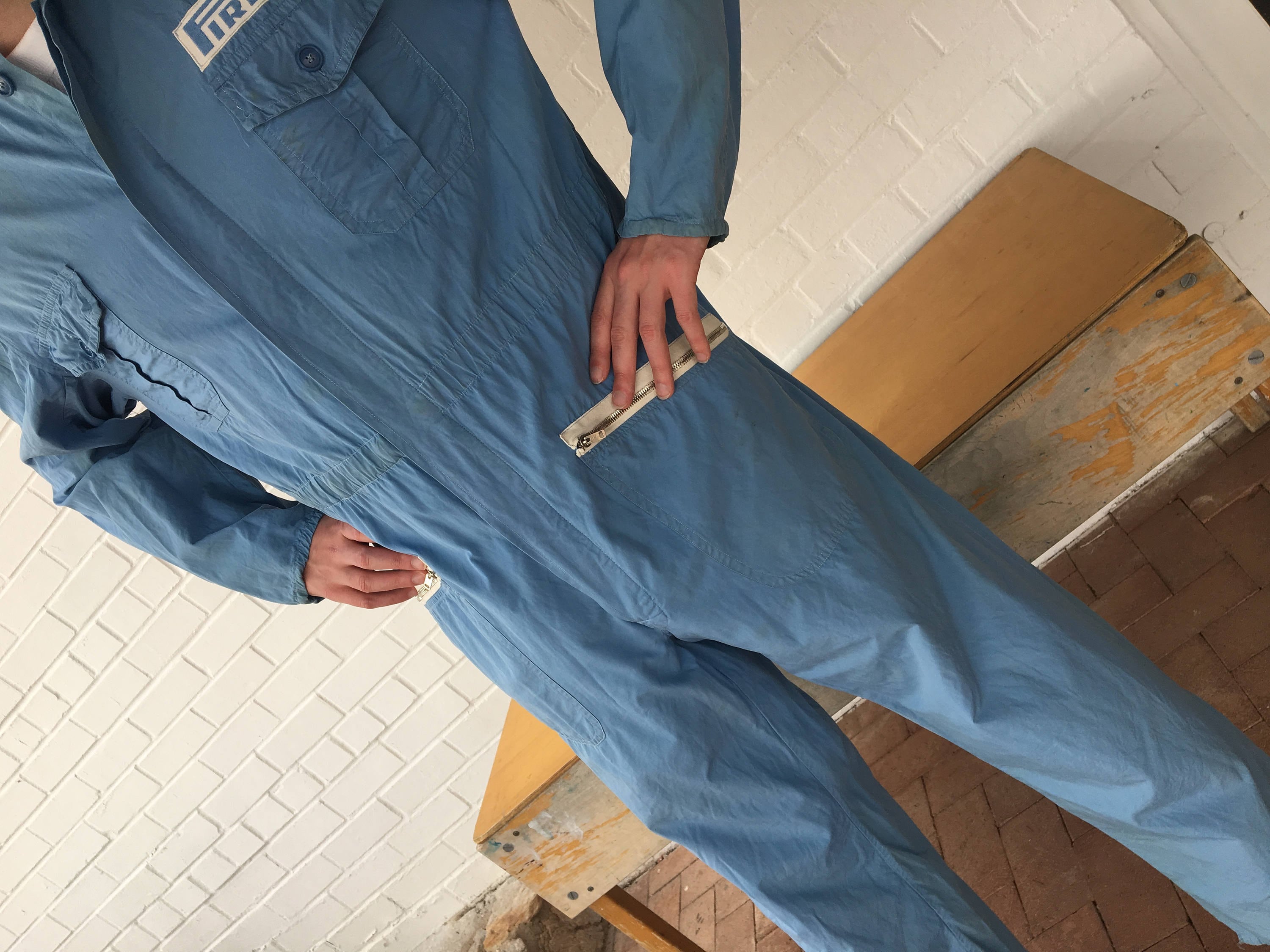 1980's Authentic Pirelli Italian Mechanic Coveralls - Etsy