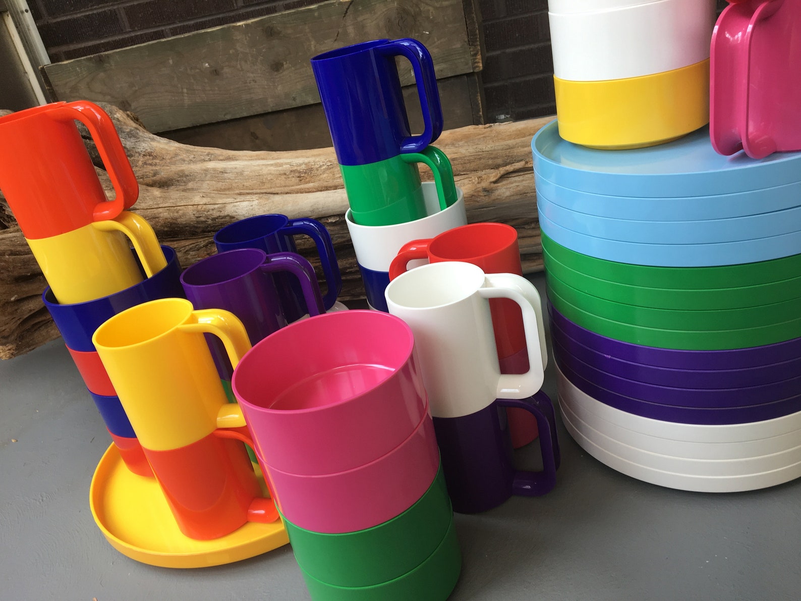 HeLLer MassiMo VigneLLi 1970's sTacking diNNeRware | Etsy