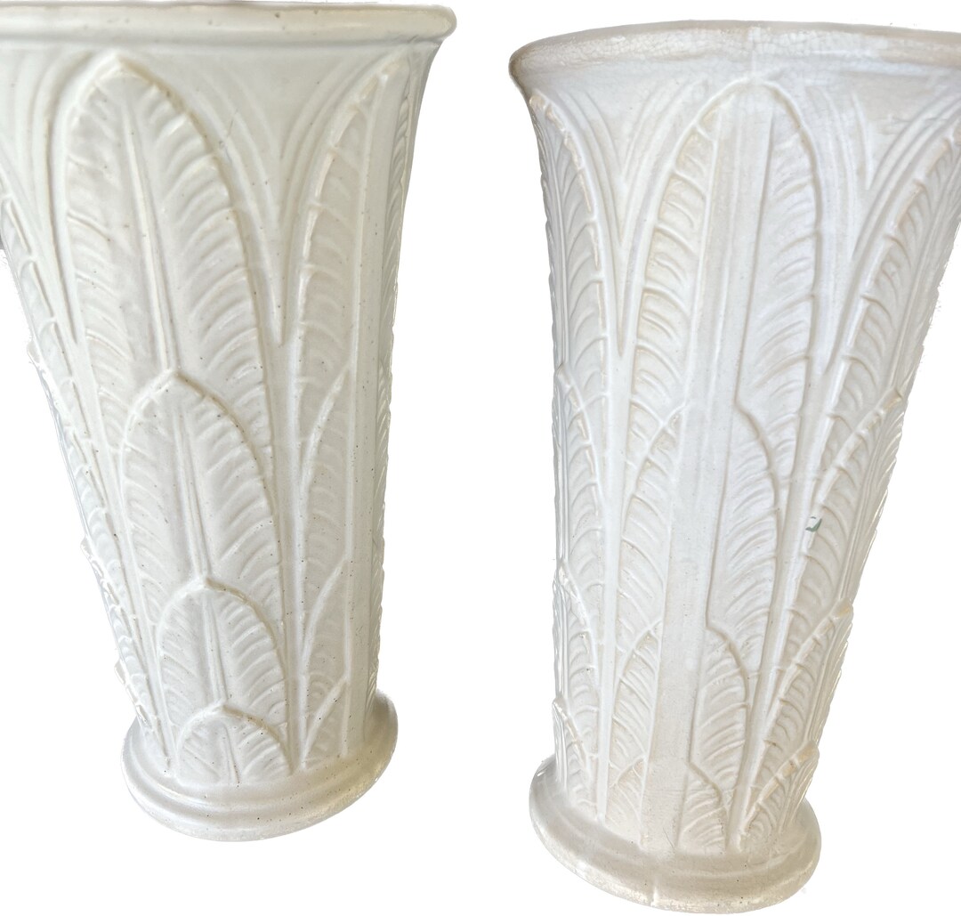 1960's Roseville Pottery RRP Mid Century Mod Moderne Vases - a Pair ...