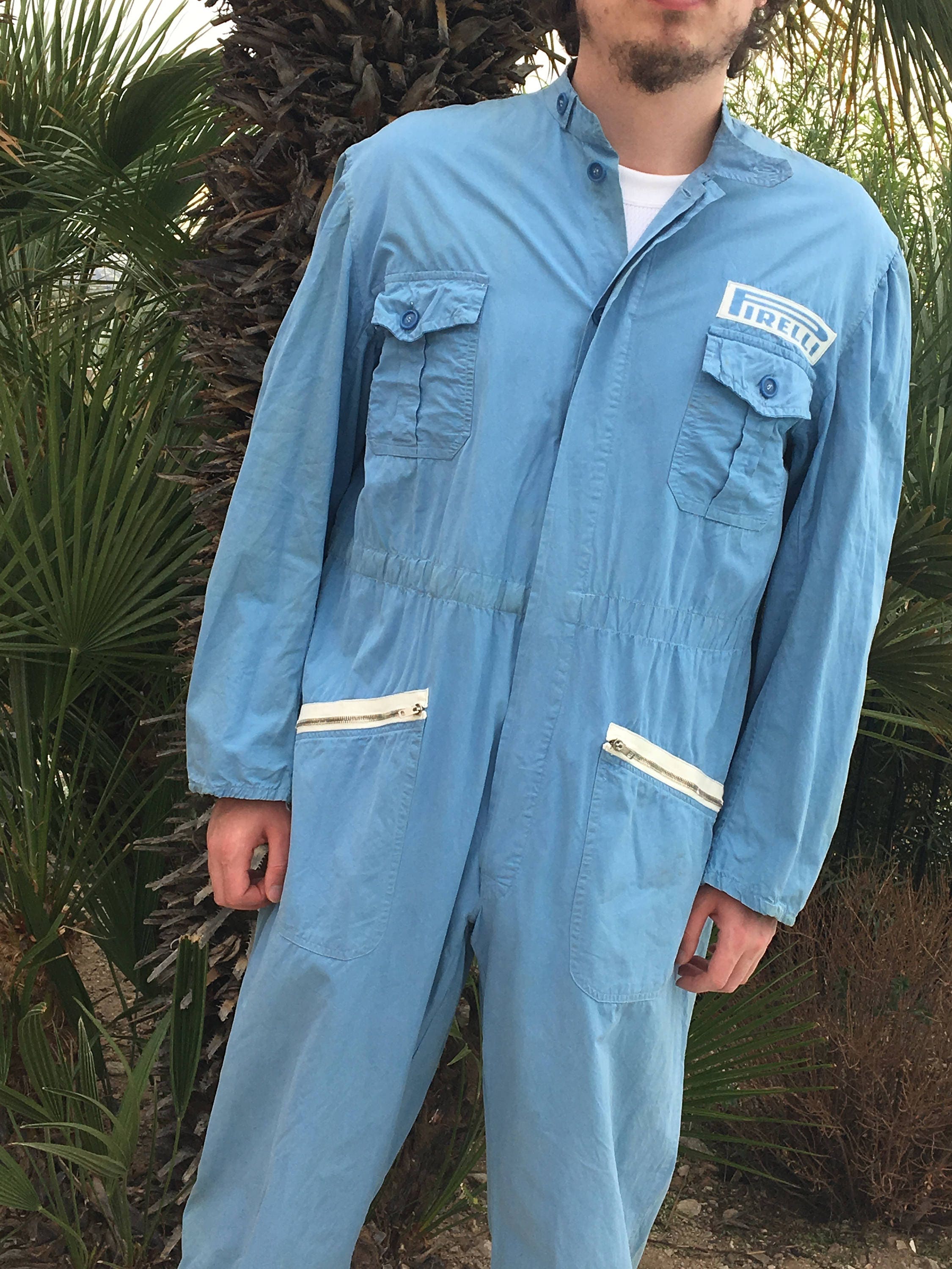 1980's Authentic Pirelli Italian Mechanic Coveralls - Etsy