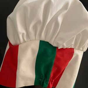 1980's Italiano Gelato Cafeteria Chef Hat Funky Festival Costume Mario ...