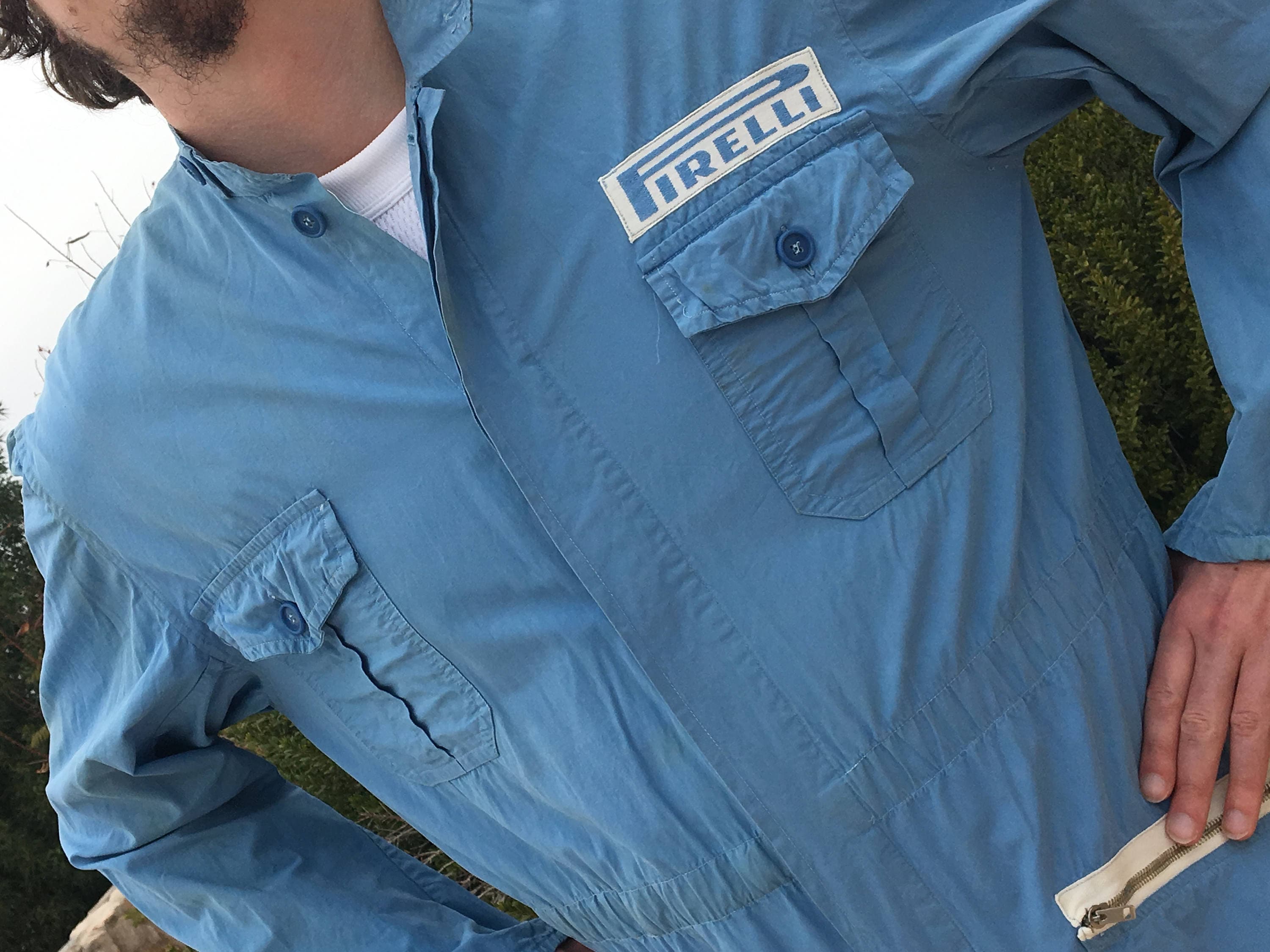 1980's Authentic Pirelli Italian Mechanic Coveralls - Etsy
