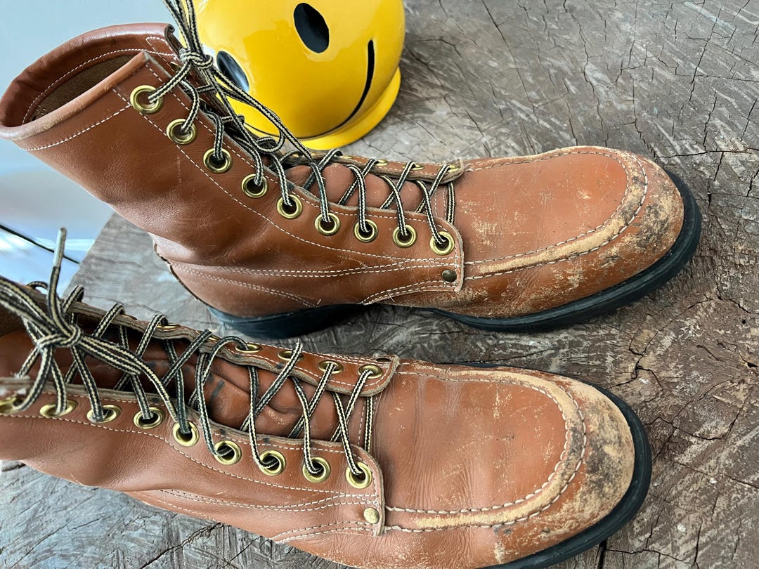 Vintage 1970's Sears Work Boots Sportsman's Steel Toe Boots Sears ...