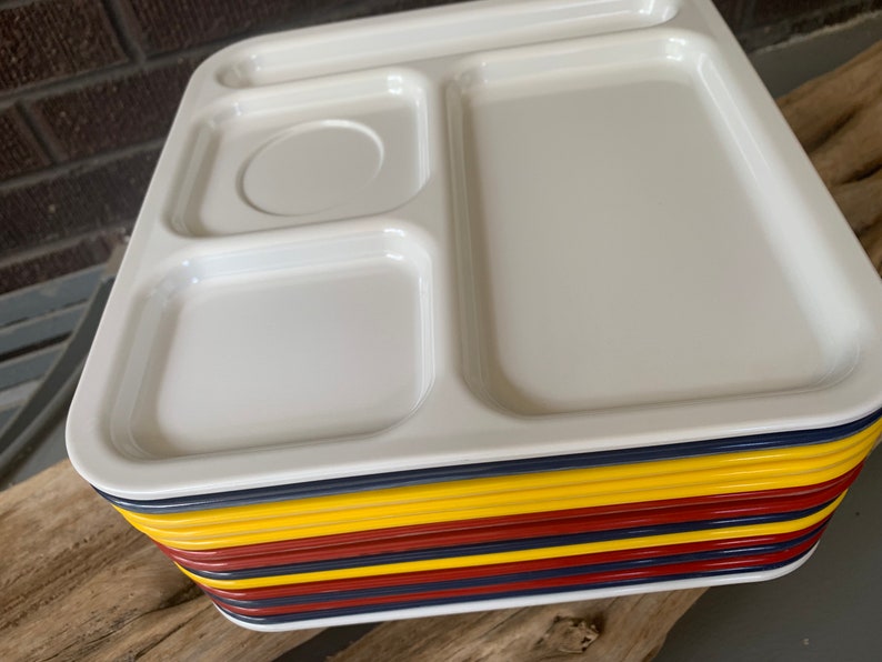 1960's Texas Ware Melamine Melmac Divided Plastic School - Etsy