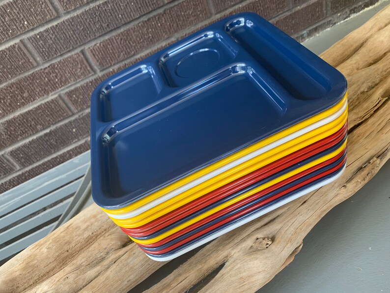 1960's Texas Ware Melamine Melmac Divided Plastic School - Etsy