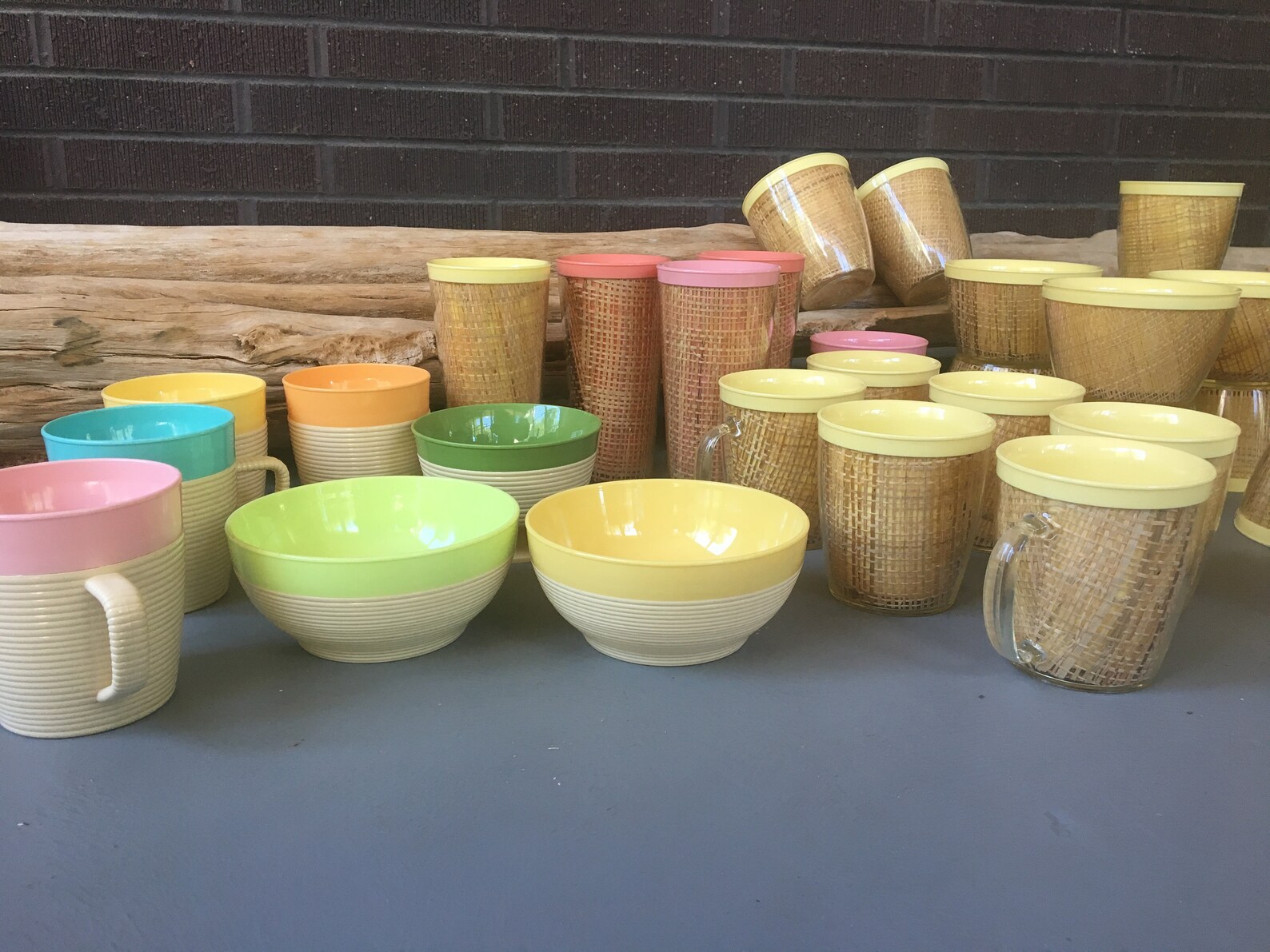 Vintage Thermo-temp Raffia Ware 1960's Mid Century | Etsy