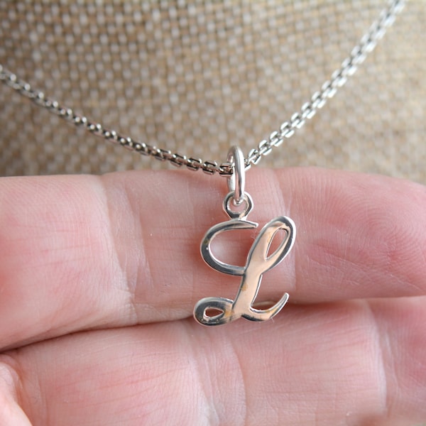 Cursive Necklace - Etsy