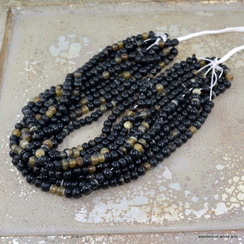 Round Natural Water Buffalo Horn Beads Buffalo Horn Beads | Etsy