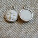 Hand Carved Bone Full Moon Face Pendant 15mm Handmade Bone - Etsy