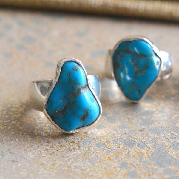 Turquoise Ring Raw - Etsy