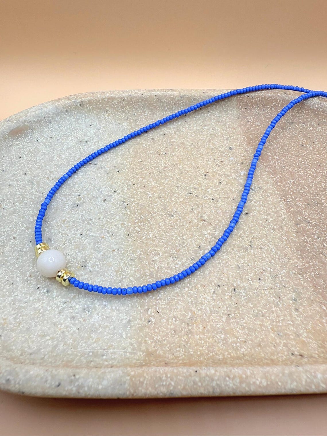 Beaded Necklace Stack With Charms - Etsy