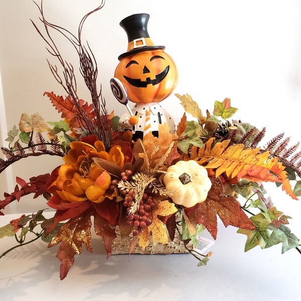 Fall Halloween Silk Arrangements - Etsy