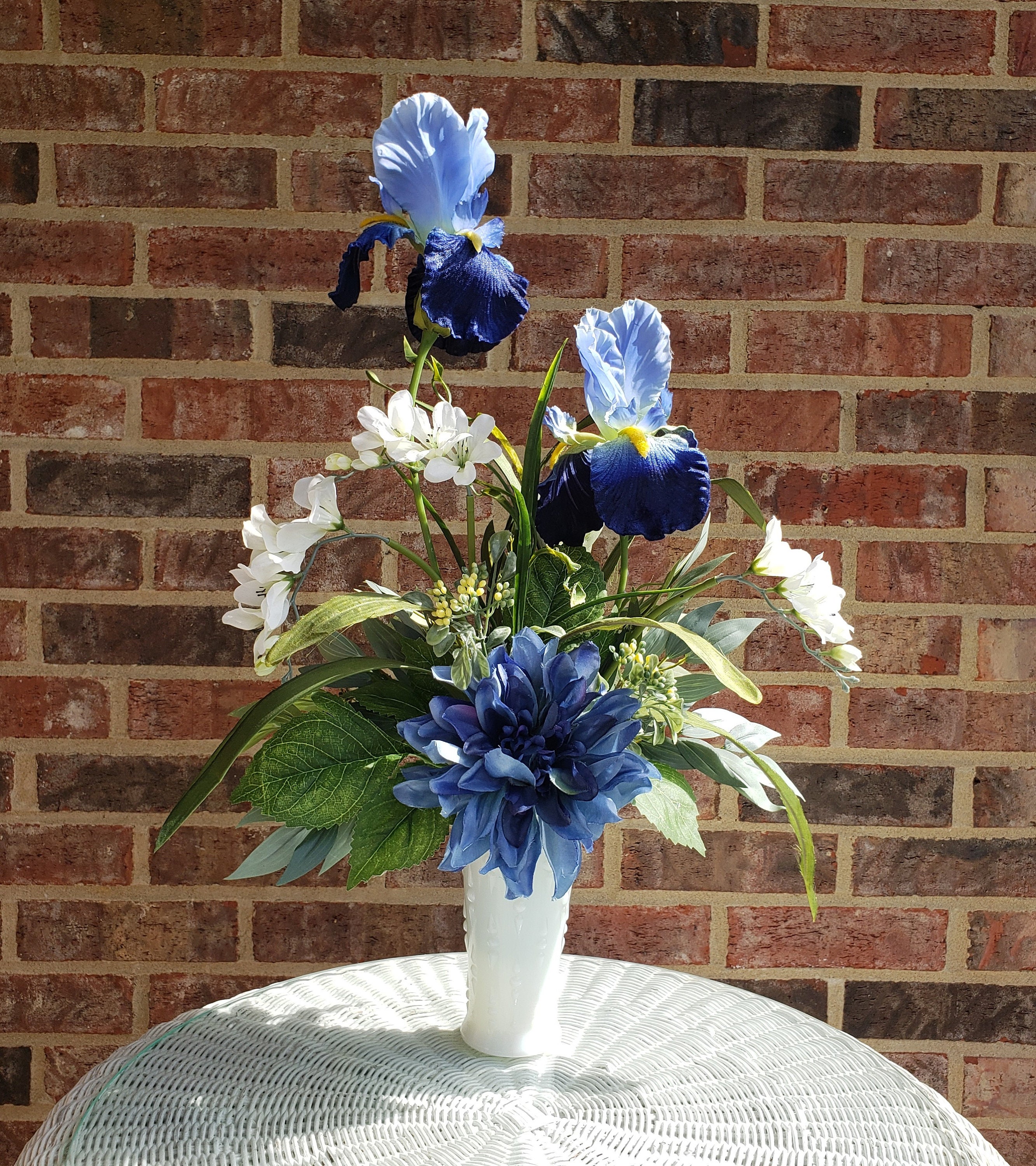 White Iris Flower Arrangement