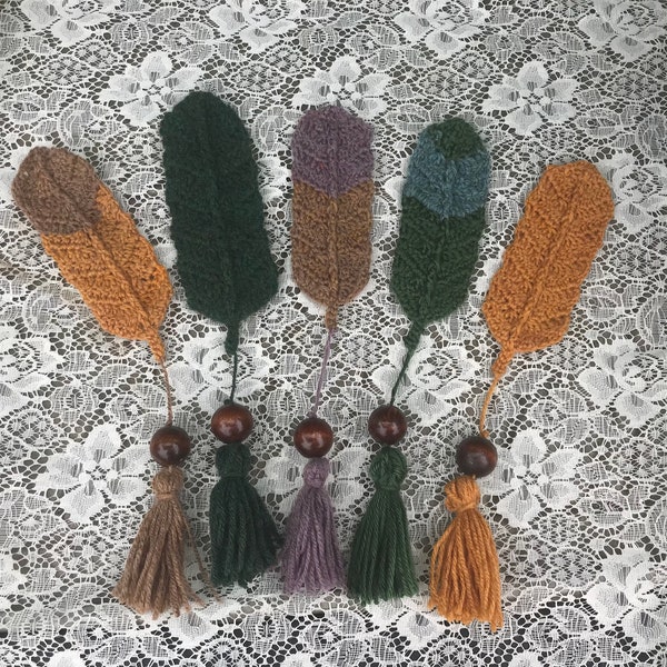 Feather Bookmarks - Etsy