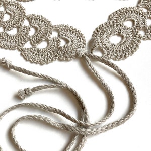 Pure Linen String, Undyed Beige Ivory Braided String, Pure European ...