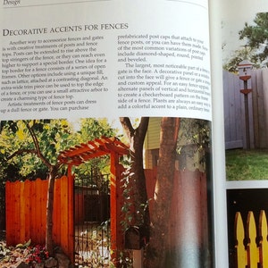 Fence & Gate Ideas Book, Vintage American Fence and Gate Planning and ...
