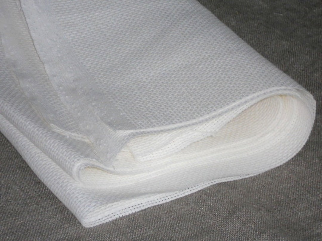 Ivory Count Linen Fabric Remnant, Natural Flax 10 Count Linen for Cross ...