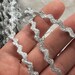 Silver Ric Rac Ribbon, 5.5 Yards Shiny Metallic Zig Zag Trim, 5 Meters ...
