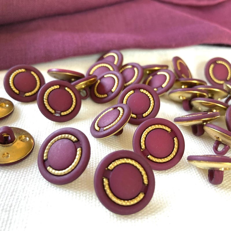 Embossed Buttons - Etsy