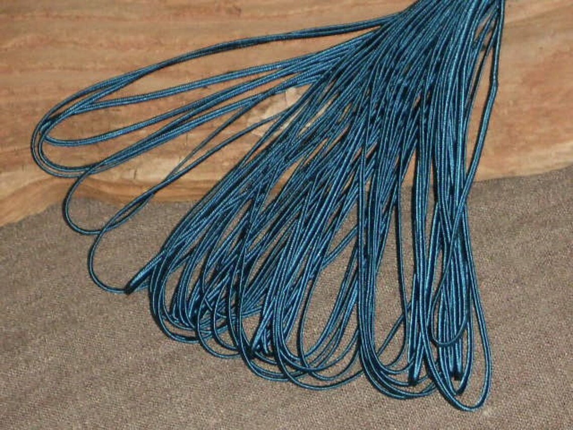 Teal Soutache Gimp 25 Mm Jewelry Braid Cord for Beading - Etsy