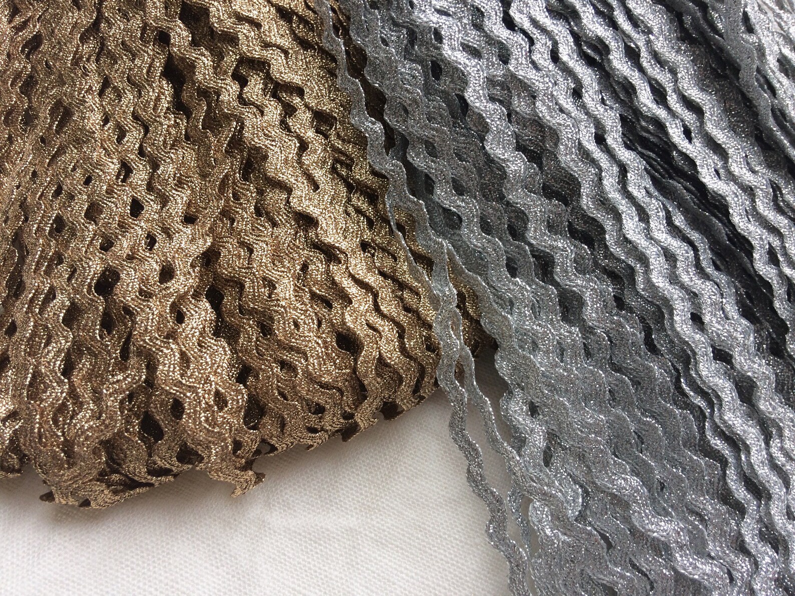 Silver Ric Rac Ribbon 5.5 Yards Shiny Metallic Zig Zag Trim - Etsy