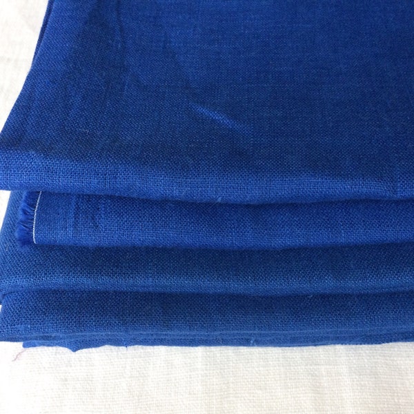 Cobalt Blue Fabric - Etsy