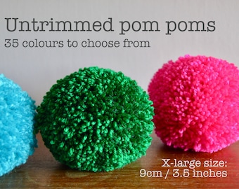 Extra Large Pom Poms | Etsy