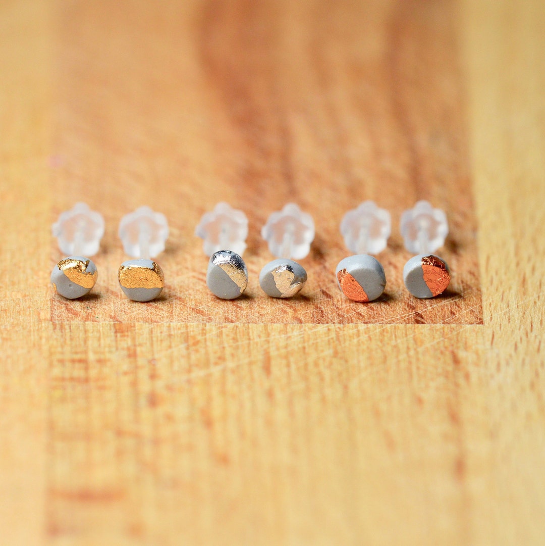 Delicate Mini Earring Set: Hypoallergenic Studs for Second Holes ...