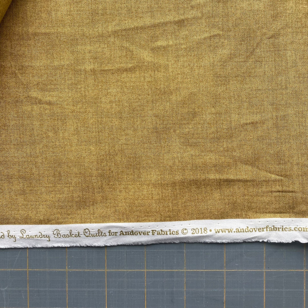 Linen Texture by Laundry Basket Quilts for Andover Fabrics in Sahara ...