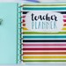 Teacher Planner 2025-2026 Printable Planner - Etsy