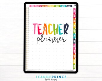 Digital Teacher Planner 2024-2025 - Etsy