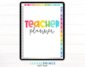 Digital Teacher Planner 2024-2025 - Etsy