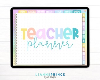 Digital Teacher Planner 2024-2025 - Etsy