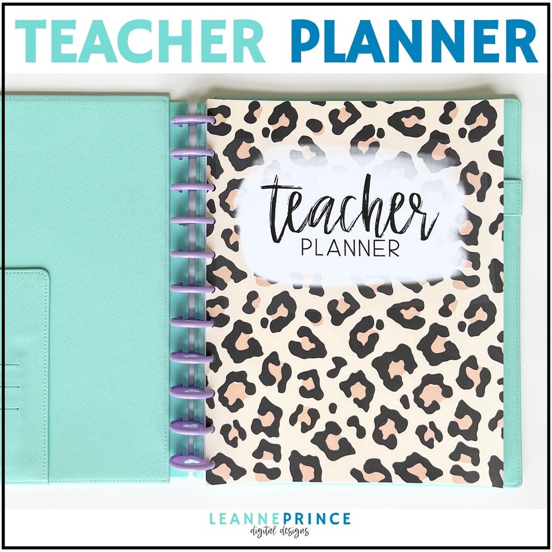 Teacher Planner 2025-2026 Printable Planner - Etsy