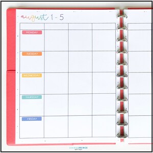Teacher Planner 24-25 Printable Rainbow - Etsy