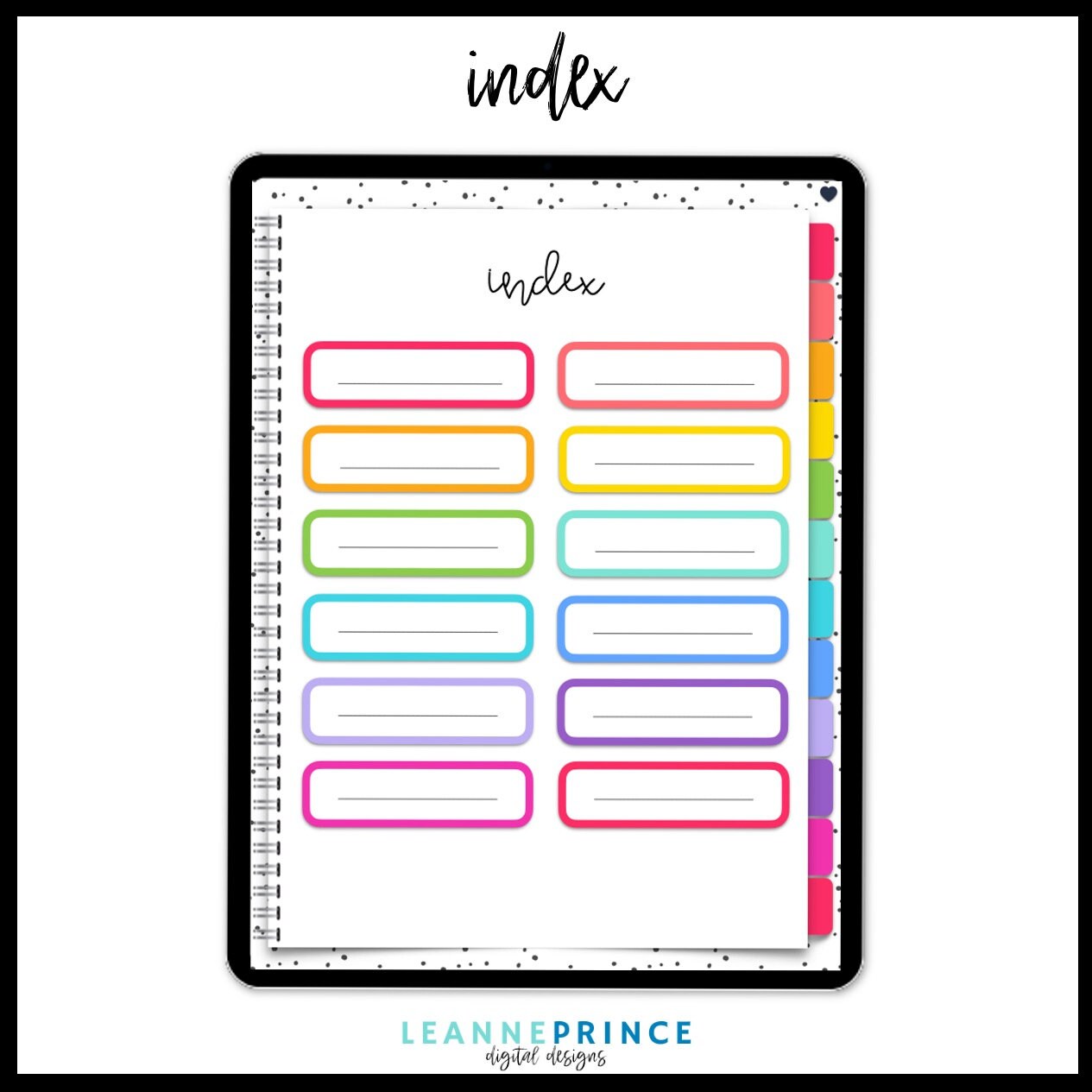 Goodnotes Digital Teacher Notebook RAINBOW iPad Notebook - Etsy