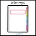 Goodnotes Digital Teacher Notebook RAINBOW iPad Notebook - Etsy