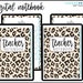 Goodnotes Digital Teacher Notebook LEOPARD iPad Notebook - Etsy