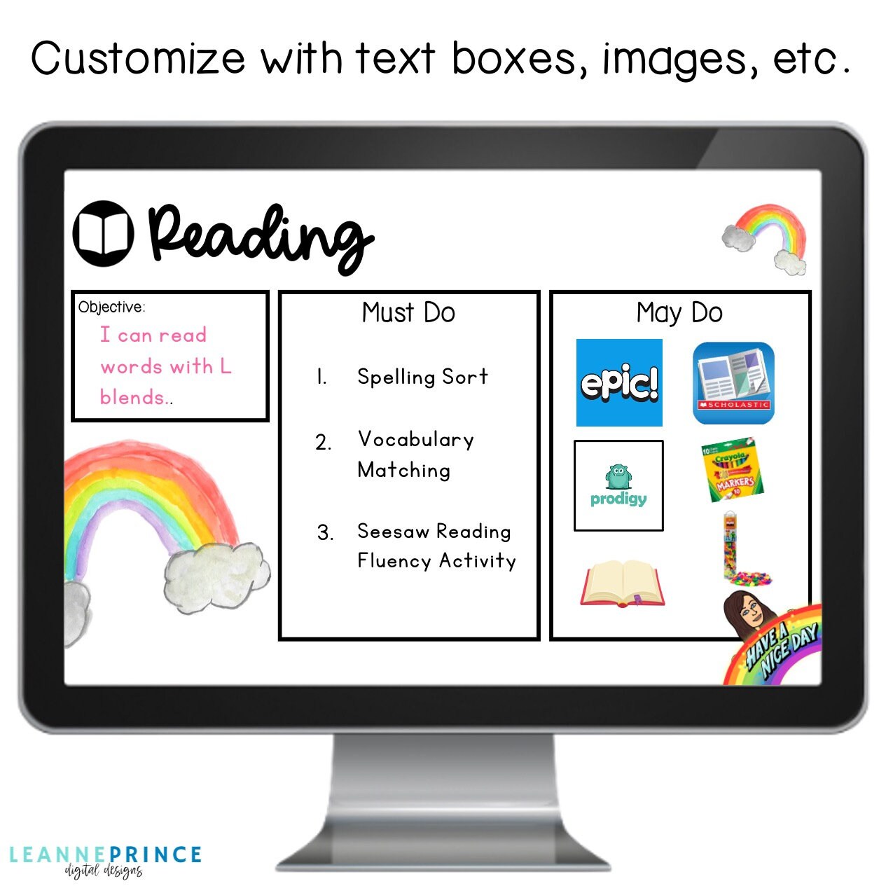 Back to School Google Slides and Powerpoint Templates, Digital ...