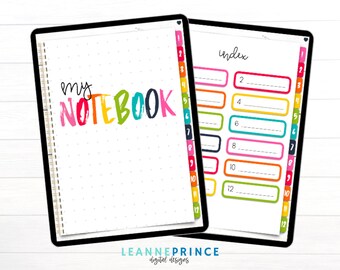 Goodnotes Digital Teacher Notebook RAINBOW - Etsy
