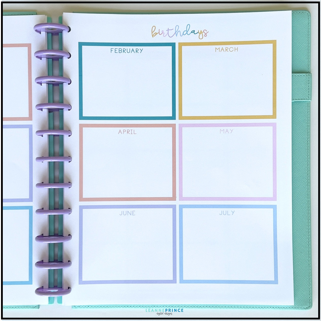 Teacher Planner 24-25 Printable - Pastel - Etsy