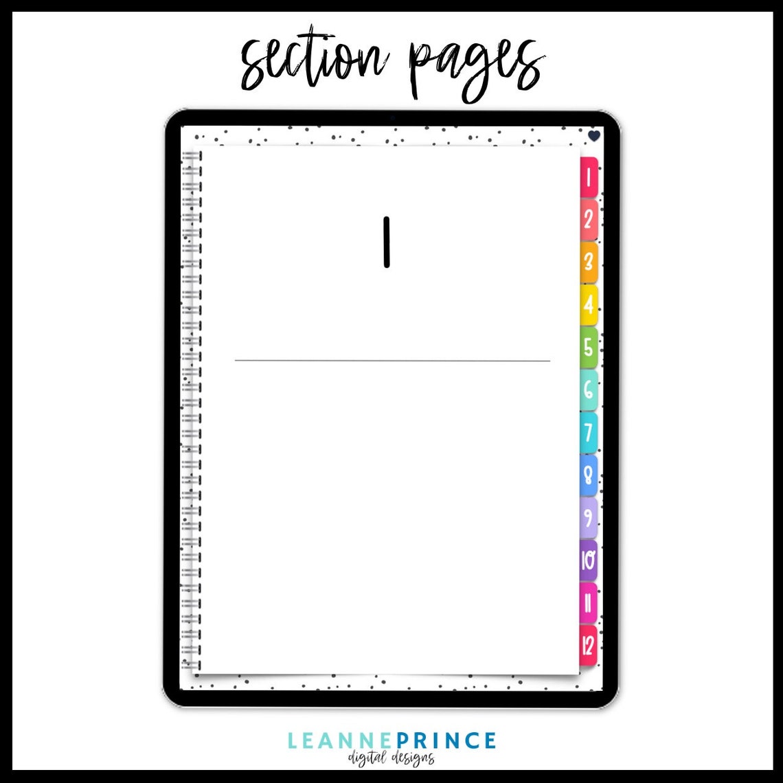 Goodnotes Digital Teacher Notebook RAINBOW iPad Notebook - Etsy