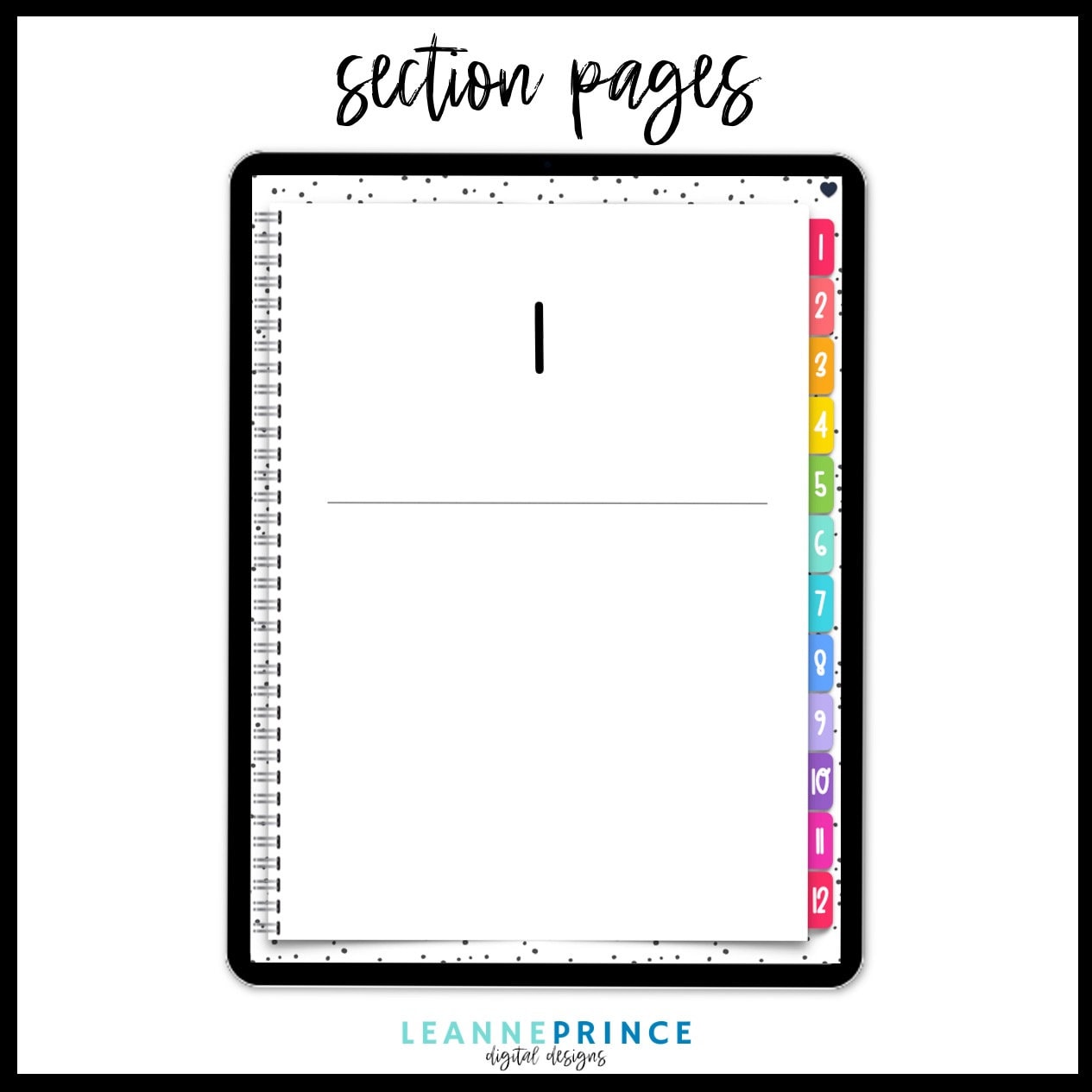 Goodnotes Digital Teacher Notebook RAINBOW iPad Notebook - Etsy