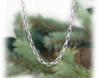 Oval Rolo Chain - Etsy