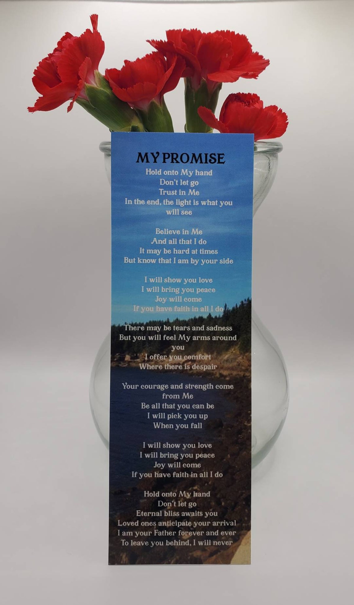 My Promise Bookmark (loss, Grief & Hope) - Etsy