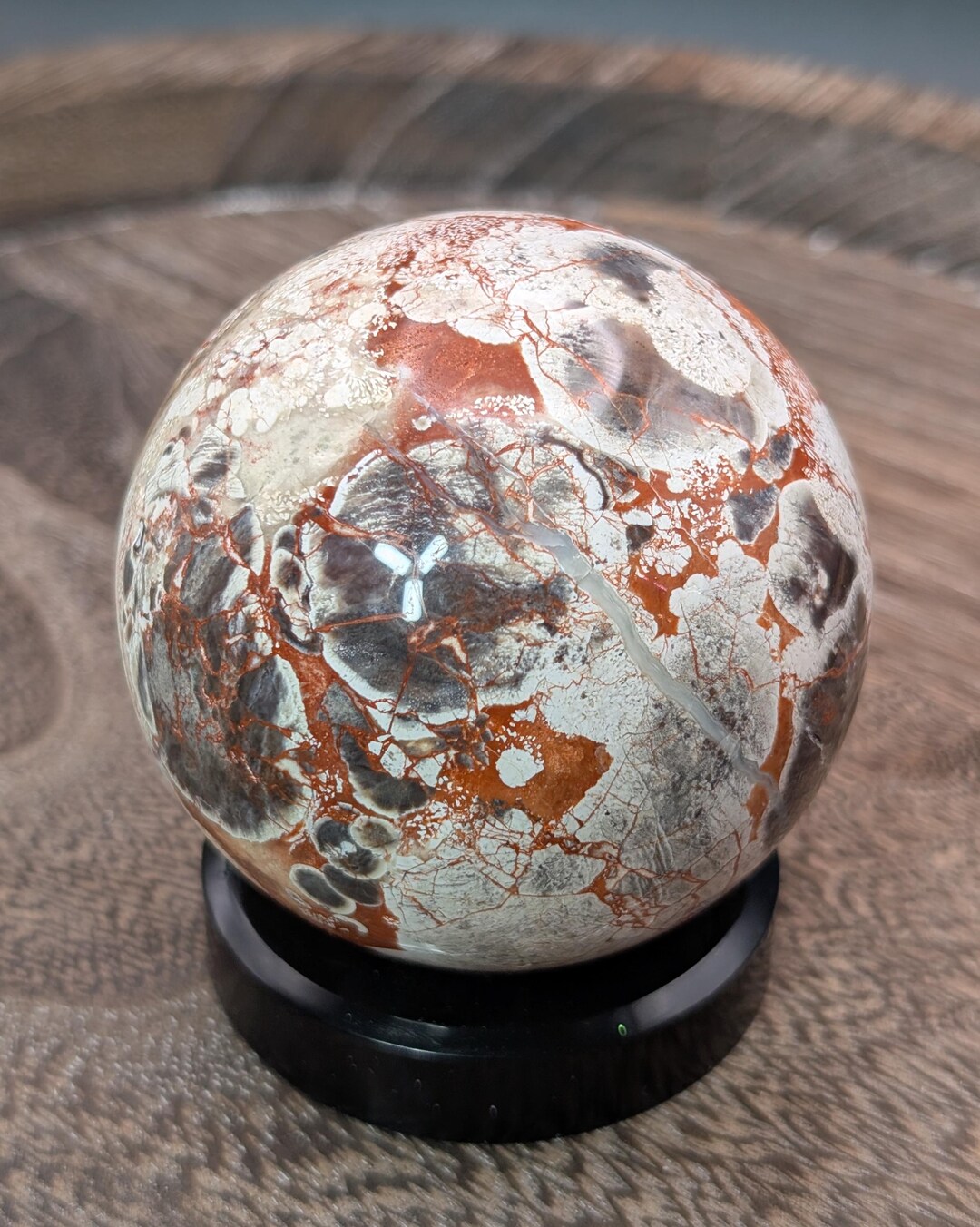 Money Agate Sphere, 66mm - Etsy
