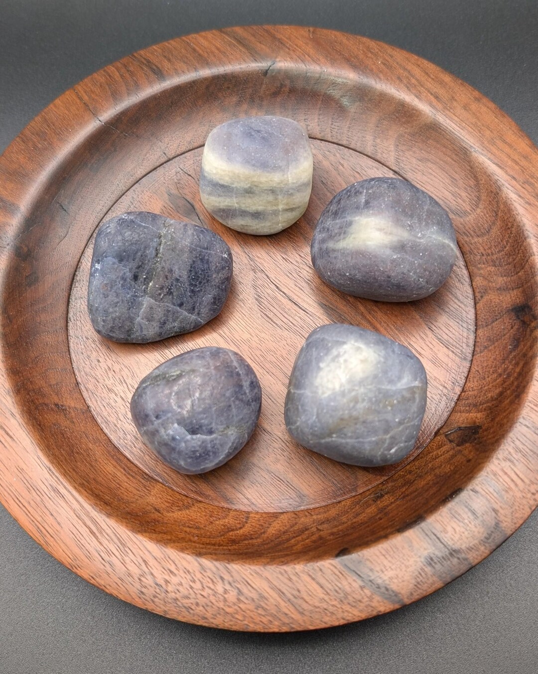 Iolite-cordierite Tumbled Stones, Pick Your Exact Piece! (m) - Etsy