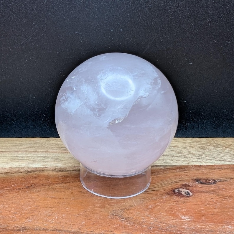 Rose Quartz Sphere, 50mm, Stand Included - Etsy