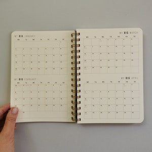 2024 Weekly Planner A5 Agenda Diary Journal MEADOW - Etsy